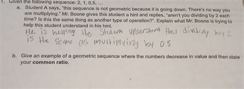 Solved Given The Following Sequence A Student A