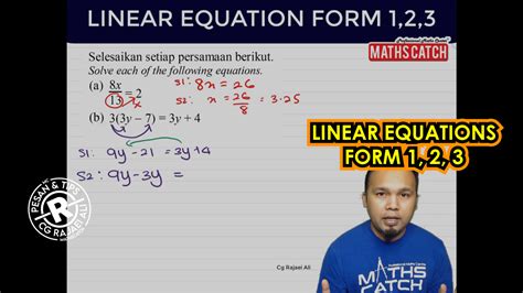 Linear Equation Form 123