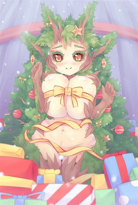 Rule 34 Blush Breasts Christmas Christmas Ornaments Christmas Tree