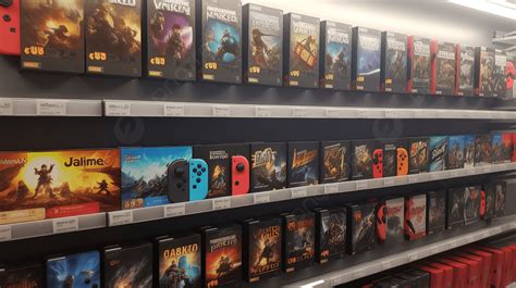 Nintendo Switch Nintendo Switch Games In A Store Background Picture Of