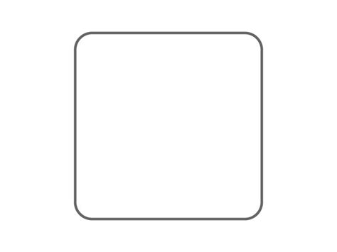 Thin Square Stencil
