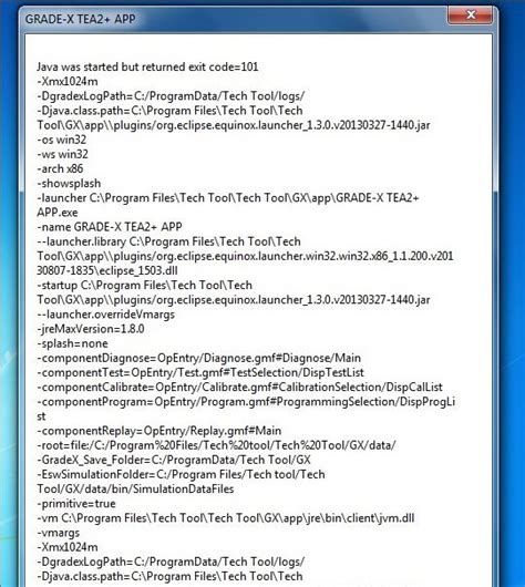 Volvo Ptt Java Error Return Exit Code Solution Obd Diagnostic Tools