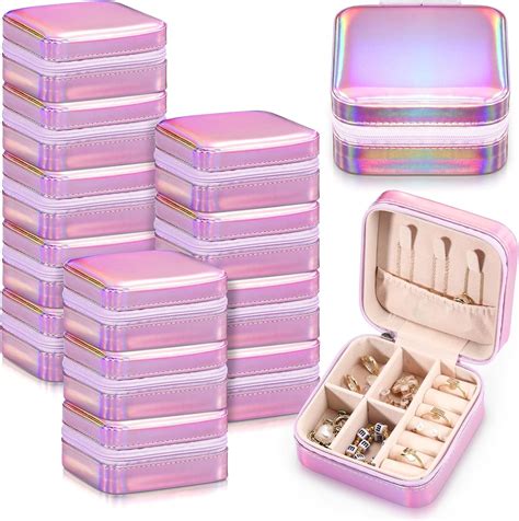 12 Pcs Mini Travel Jewelry Case Bridesmaid Proposal T Boxes Small