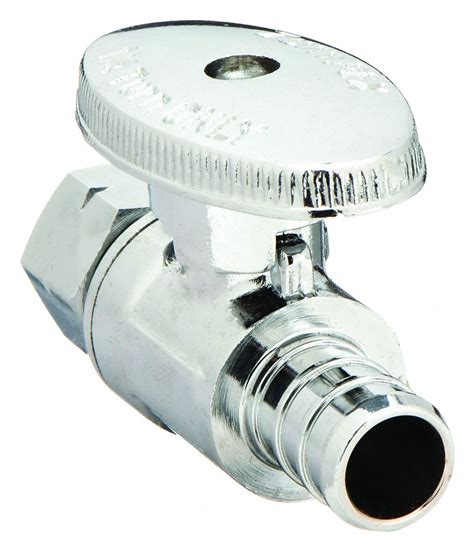 ZURN PEX 1 2 In Barb 3 8 In Compression Water Supply Stop 30VX47 QQTV60SGX Grainger