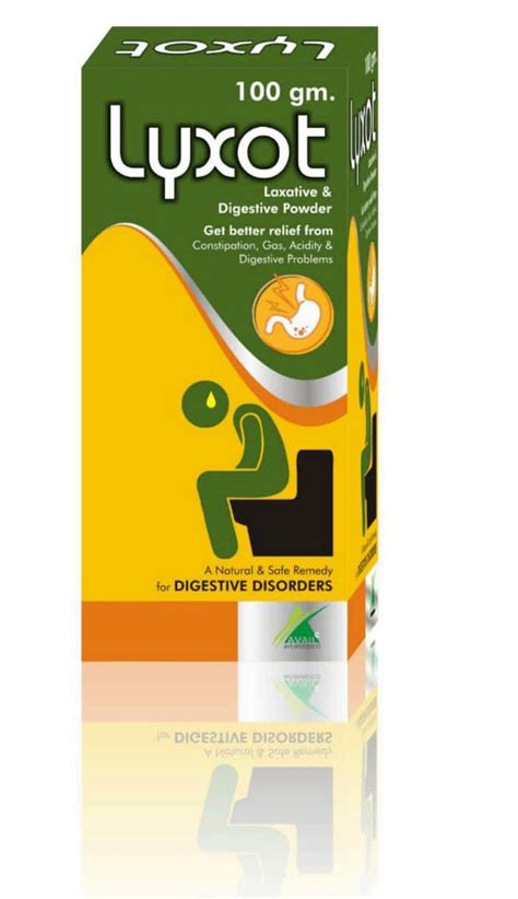 LYXOT LAXATIVE DIGESTIVE HERBAL POWDER Avail Ayurvedico