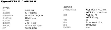 K Array Vyper Kv25 Ii 超小型铝制阵列扬声器 中国区代理 吉多拓