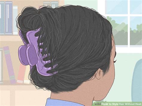 4 Easy Ways To Style Hair Without Heat Wikihow