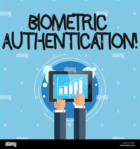 conceptual hand writing showing biometric authentication concept