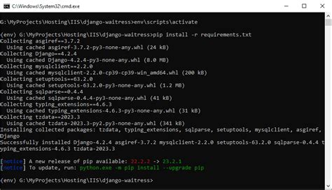 Виртуальные среды venv python в windows создание активация настройка