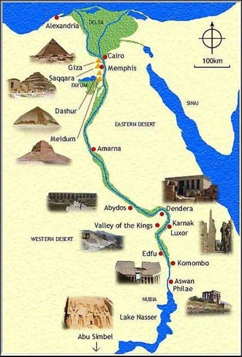 Touristic Egypt Map Effortless Arabic Egipto Piramides De Egipto