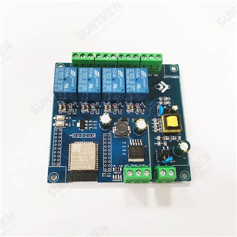 Acdc Power Supply Esp32 Wifi Bluetooth Ble Four Way Relay Module Esp32