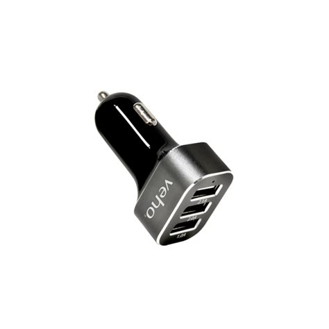 Veho Triple Car USB VAA 010 Neon Technology