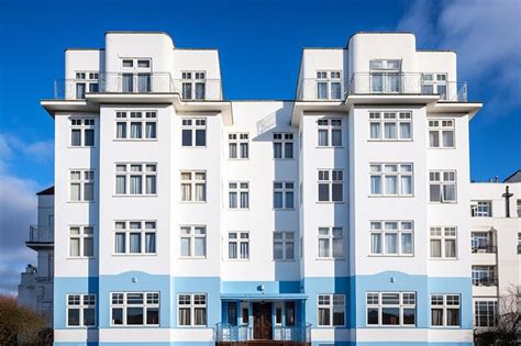 Premium Photo Art Deco Buildings Symmetrical Designs