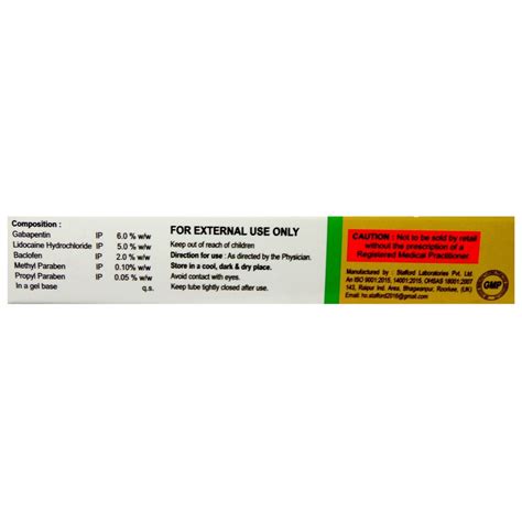 Gabaprime Plus Gel 30gm Price Uses Side Effects Composition Apollo
