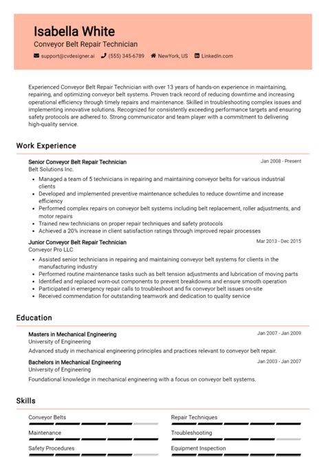 17 Atm Repair Technician Resume Examples And Templates For 2025