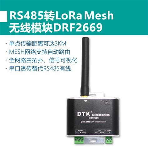 M Dulo Inal Mbrico RS485 A LORA Rel Autom Tico De Red De Malla SX1262
