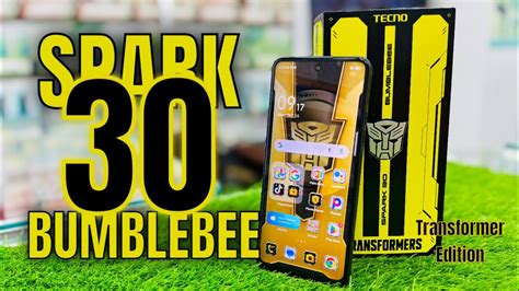 Tecno Spark 30 Bumblebee Transformers Edition Unboxing And Review A