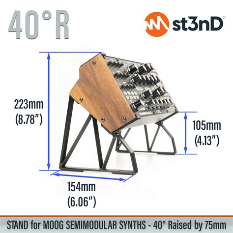 Stand For Moog Semi Modular Synths 40° Raised By 75mm