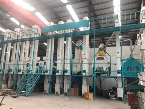 Low Energy Consumption Automatic Rice Milling Production Line