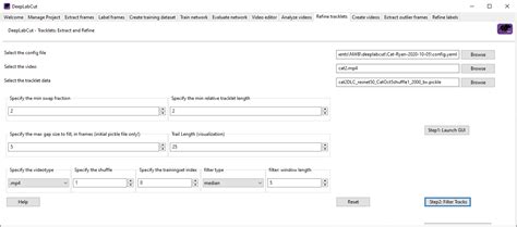 Unable To Extractrefine Tracklets Output H5 File Contains All Nan