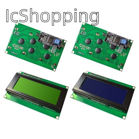 lcd2004 i2c 2004 20x4 2004a blue green screen hd44780 character lcd w
