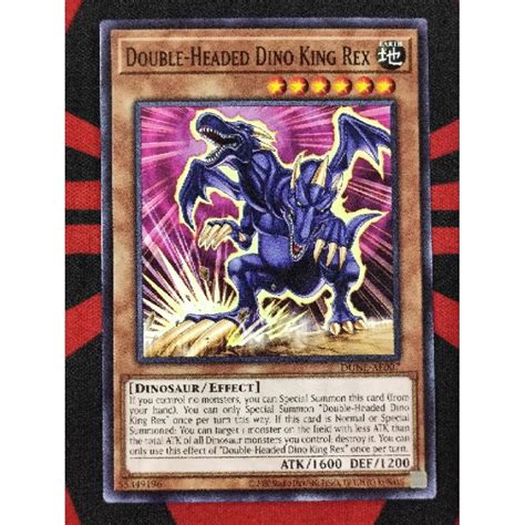 Yugioh Konami Dune Ae007 Double Headed Dino King Rex Common Shopee