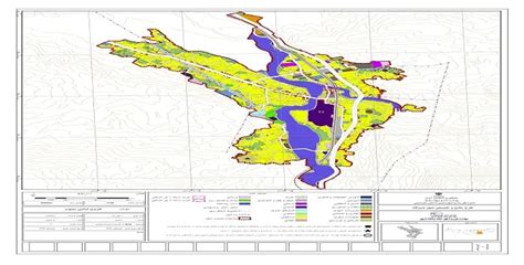 دانلود نقشه کاربری اراضی شهر شیرگاه وضع موجود پیشنهادی