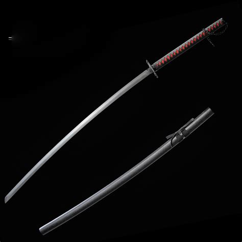 Bleach Ichigo Kurosaki Tensa Zangetsu Sword Forged Steel