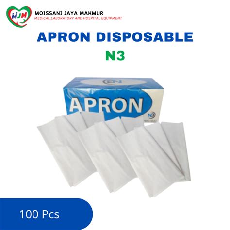 Jual Apron N3 Disposable Lengan Panjang Apron Plastik Lapisan Baju