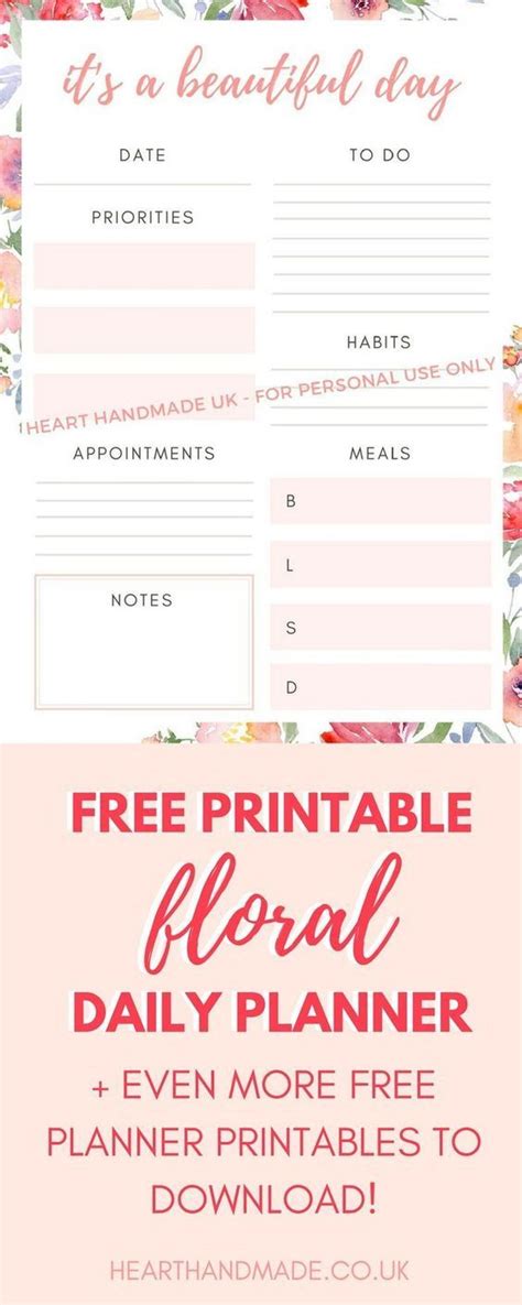 Pin By Amanda Elliott On Schedule Planners Budgets Planner Printables
