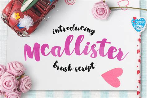 Mcallister Brush Script Typeface Layerform