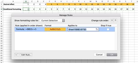 Excel Conditional Formatting Many Cells By Individual Formulae
