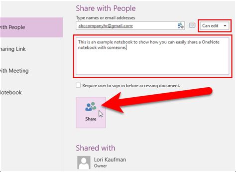 How To Share Notebooks In Microsoft OneNote