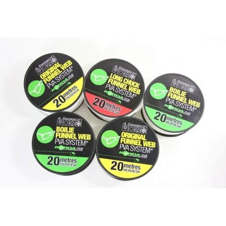 Korda Boilie Funnel Web PVA Hexmesh Refill 20 Meter Kopen