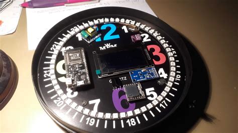 Esp32 Zegarek Neopixel Rgb Ring Z Podawaniem Czasu I Odtwarzaniem
