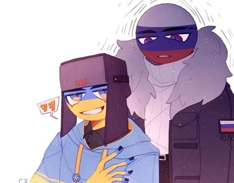 Countryhumans Ukraine X Russia Countryhumans Ukraine Russia