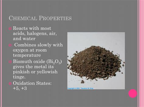 Ppt Bismuth Powerpoint Presentation Free Download Id 4848665