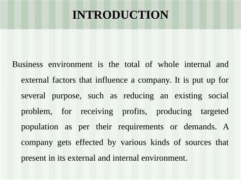Business And Business Environment Task 1