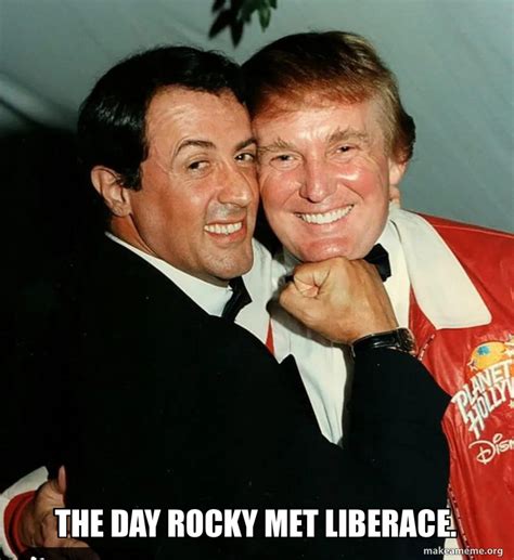The Day Rocky Met Liberace Meme Generator