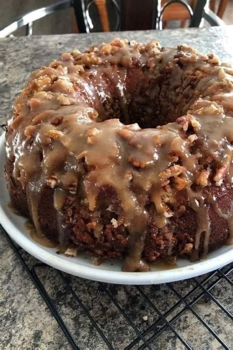 Pecan Upside Down Cake Tinsuf