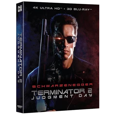 Terminator 2 Judgment Day 4k Uhd And 3d Blu Ray ปลอกสวมหุ้ม สไตล์
