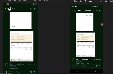 inconsistent gap with in long name between ios and android