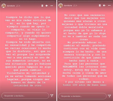 ¿Versiones encontradas? Dani Duke y “La Liendra” hablan de su video íntimo