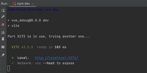 Vue js PyCharm ドキュメント