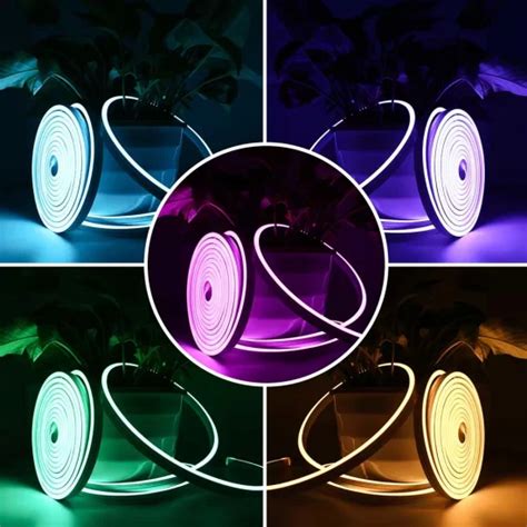 Waterproof Color Changing Flexible Degree Round LED Neon Flex M LED Strip Flexible Neon