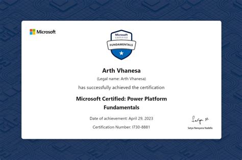 Arth Vhanesa On Linkedin Micorsoft Powerplatform Certification Pl900 10 Comments