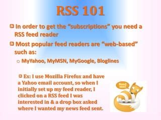Keeping Up With Rss Slide Share PPT