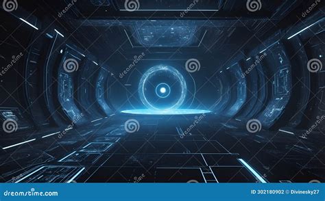 Quantumquotient Visionaries Dataeclipse Odyssey Unveiled Ai Generate Stock Illustration