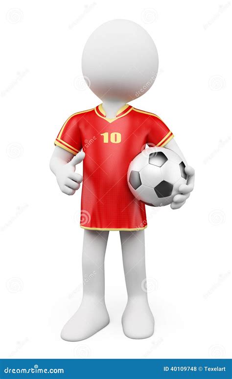 D White People Soccer World Cup Player Stock Illustration Illustration Of Shirt Action