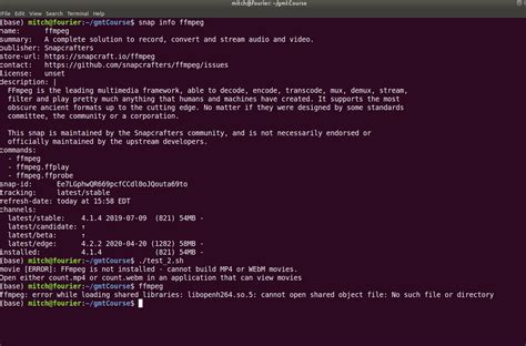 Error With Gmt Movie Ffmpeg Not Found · Issue 30 · Gmtsargmtsar · Github